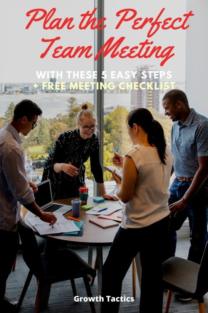 5 Easy Steps For Planning A Meeting With Free Checklist
