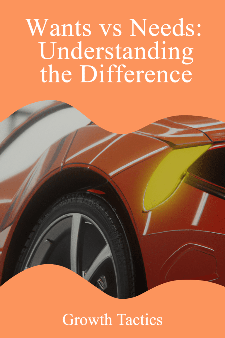 Unlock Life’s Balance: Mastering Wants vs Needs