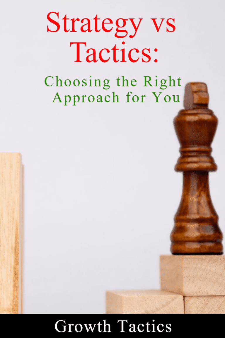 Strategy vs Tactics: Your Path to Smarter Decision-Making