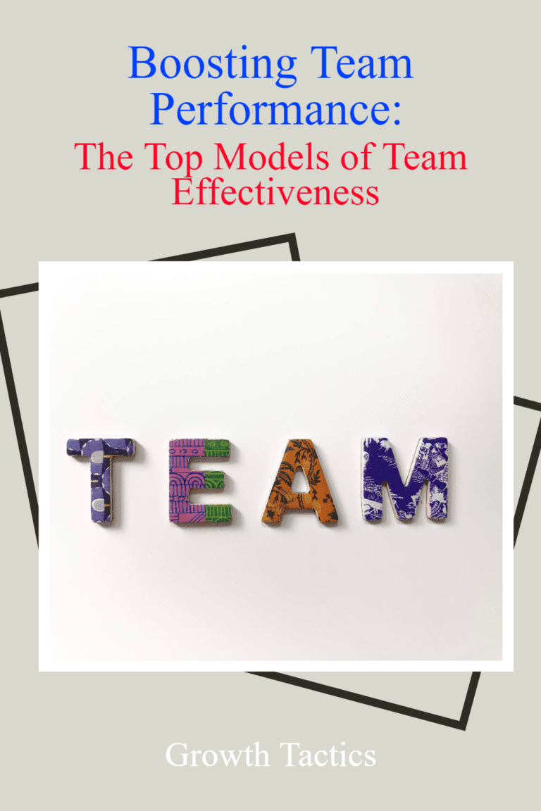 Top Team Effectiveness Models to Build High-Performing Teams