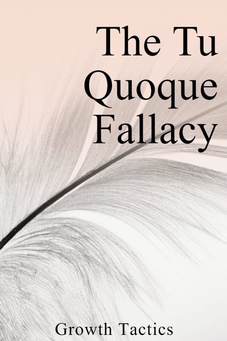 The Tu Quoque Fallacy: Exposing an Illogical Argument