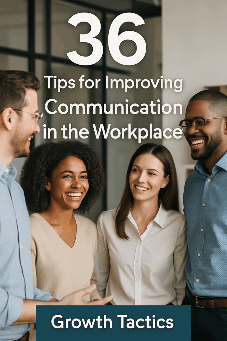 36 Tips for Improving Communication in the Workplace