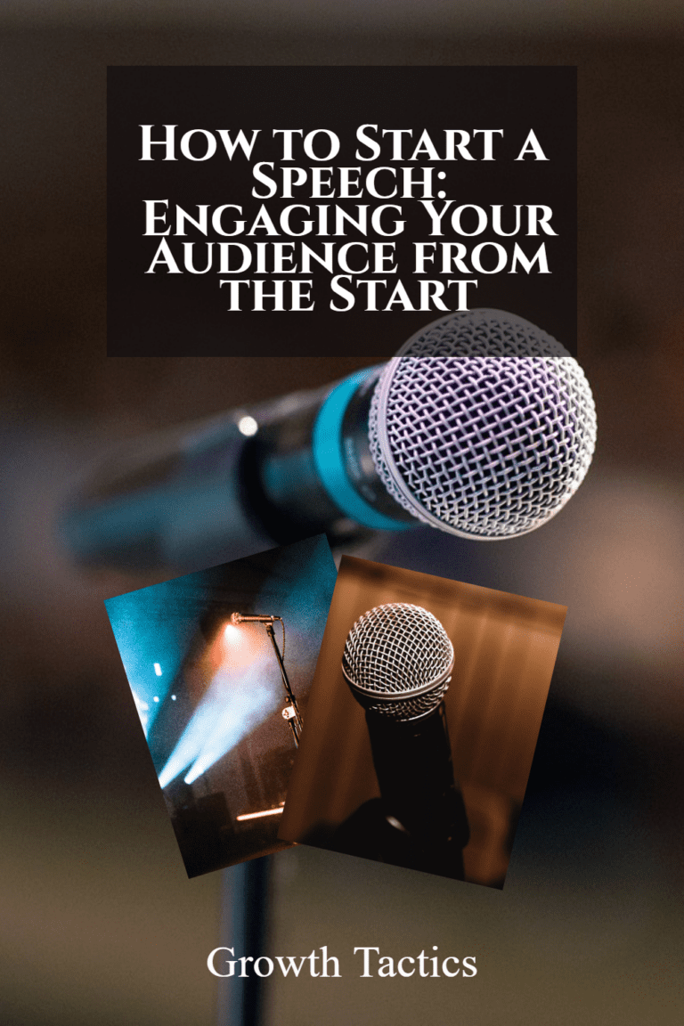 How to Start a Speech: Engaging Your Audience from the Start