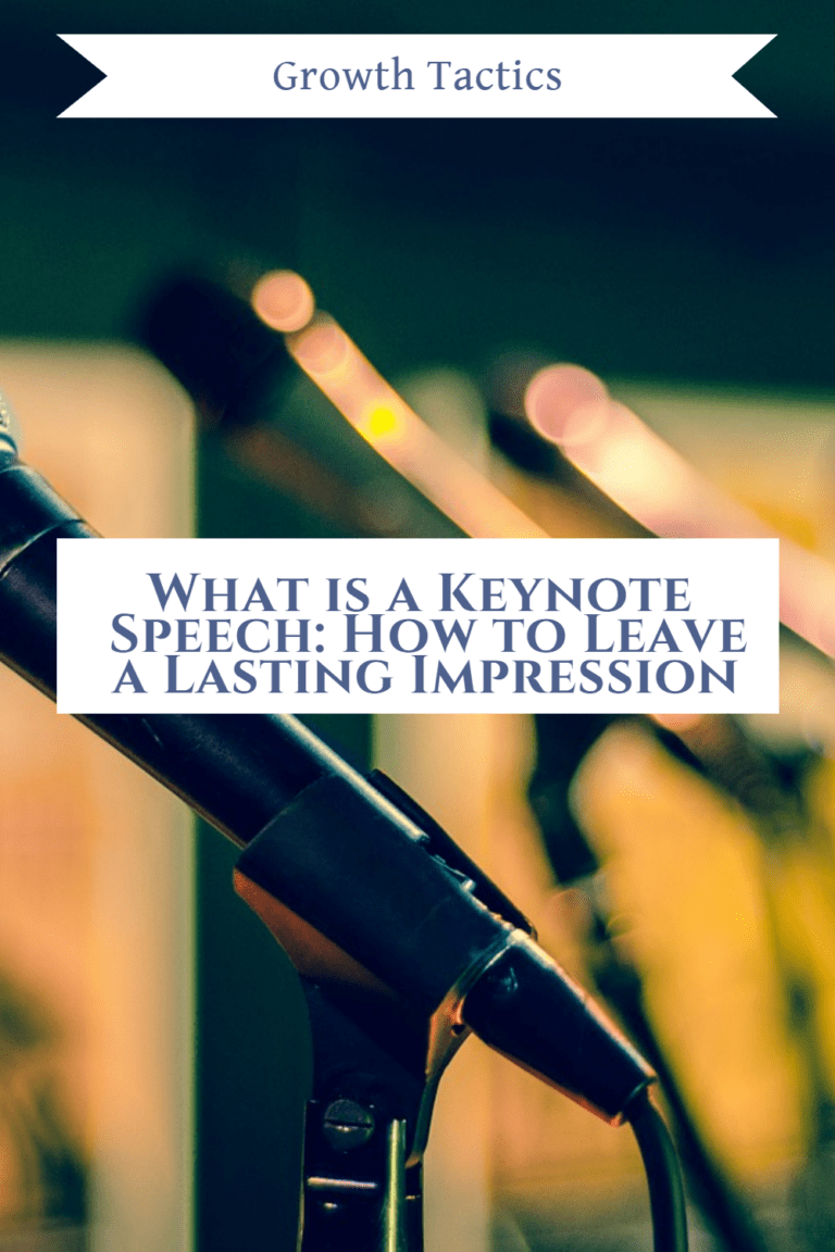 What is a Keynote Speech: How to Leave a Lasting Impression