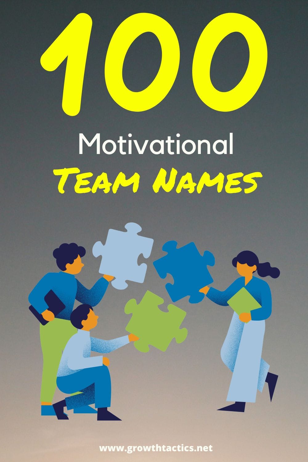 100 Motivational Team Names That Will Boost Team Success