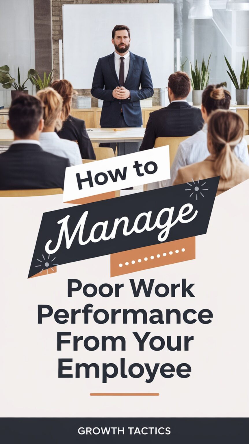 How to Manage Poor Work Performance from Your Employee