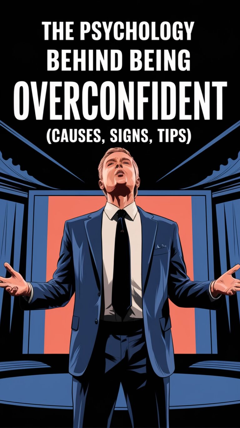 The Psychology Behind Being Overconfident (Causes, Signs, Tips)