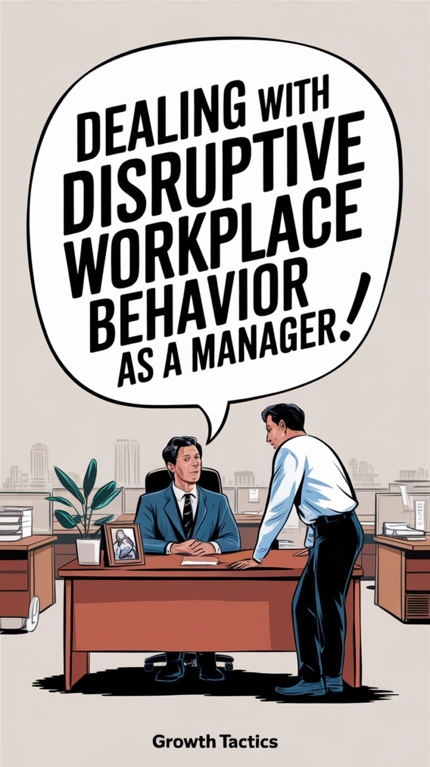 Dealing With Disruptive Workplace Behavior as a Manager