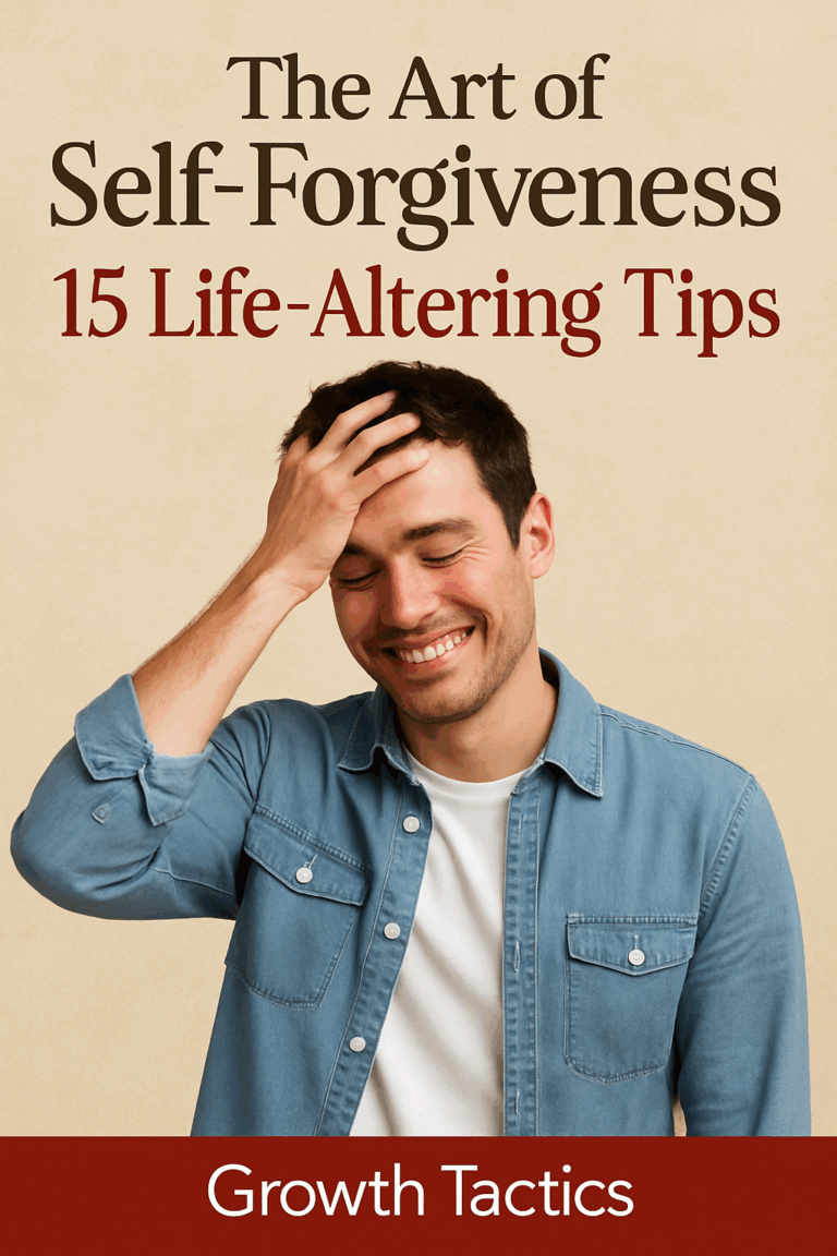 The Art of Self-Forgiveness: 15 Life-Altering Tips