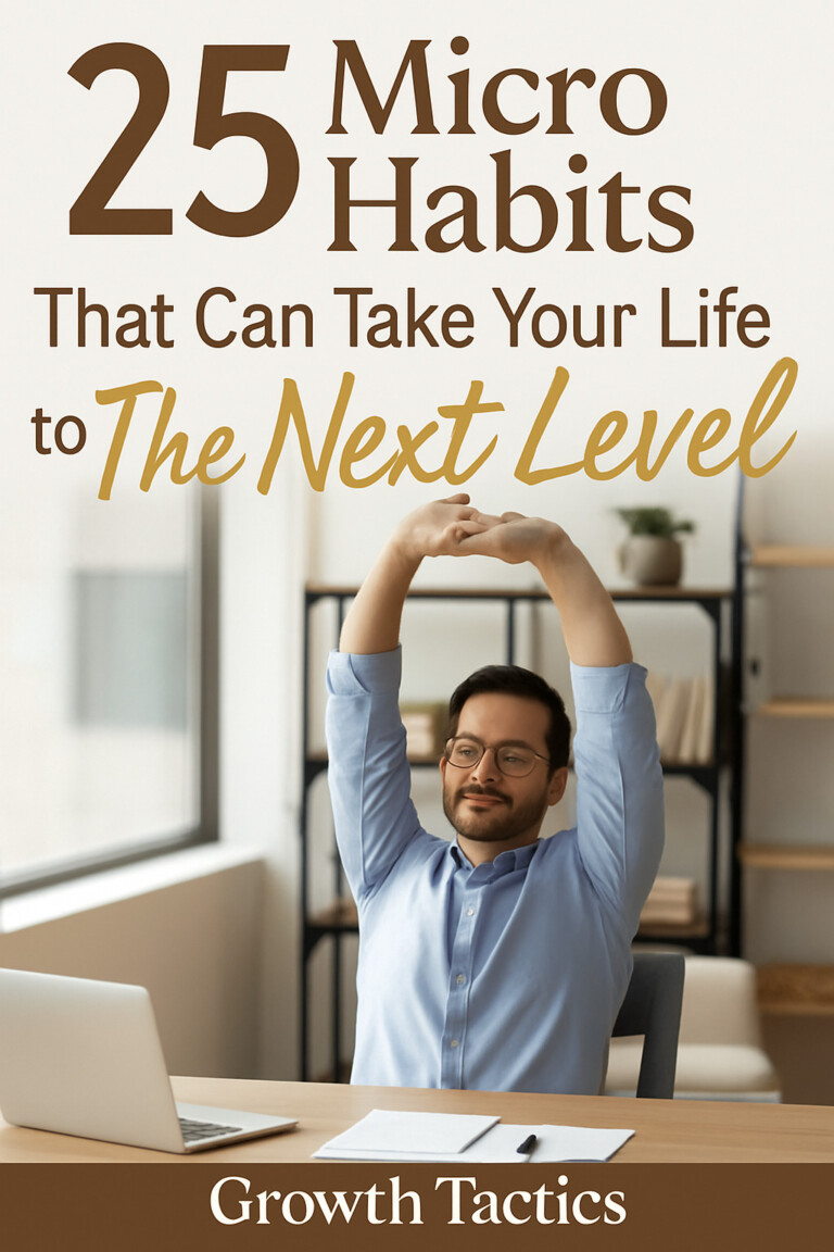 25 Micro Habits That Can Take Your Life to The Next Level